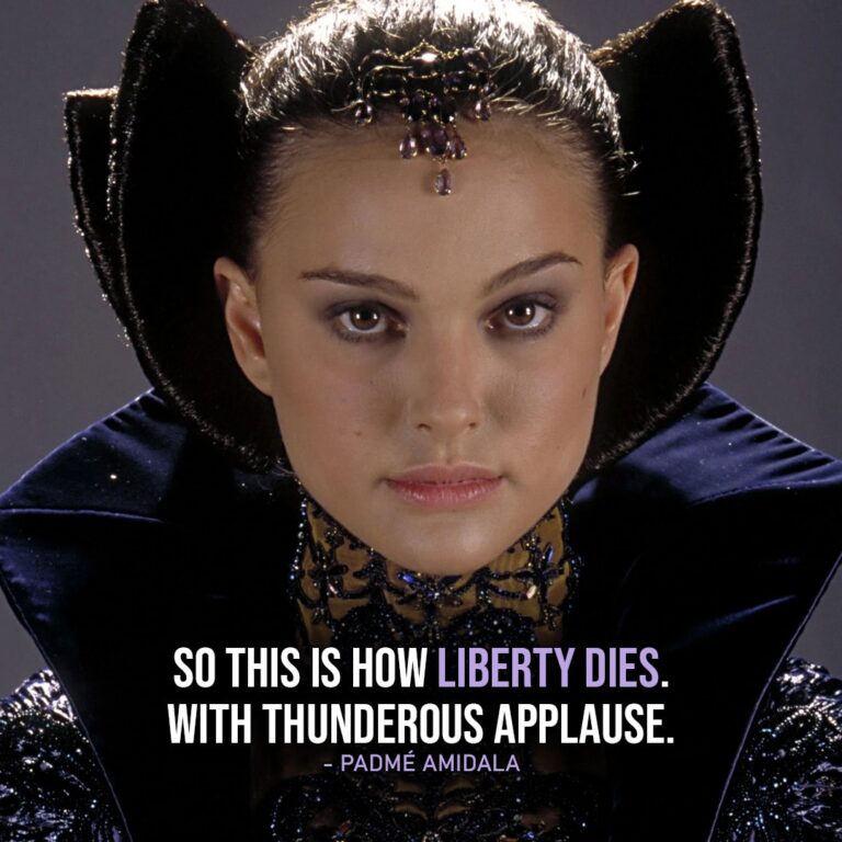 So this is how liberty dies. With thunderous applause. | Scattered Quotes