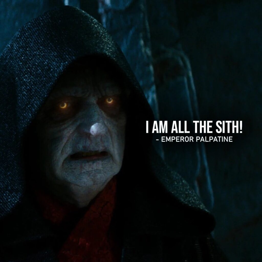 I am all the Sith! - And I'm all the Jedi. | Scattered Quotes
