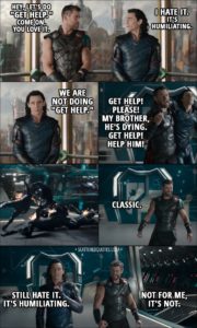 Hey, let's do "Get Help." (Thor and Loki's Full Dialogue) | Scattered ...