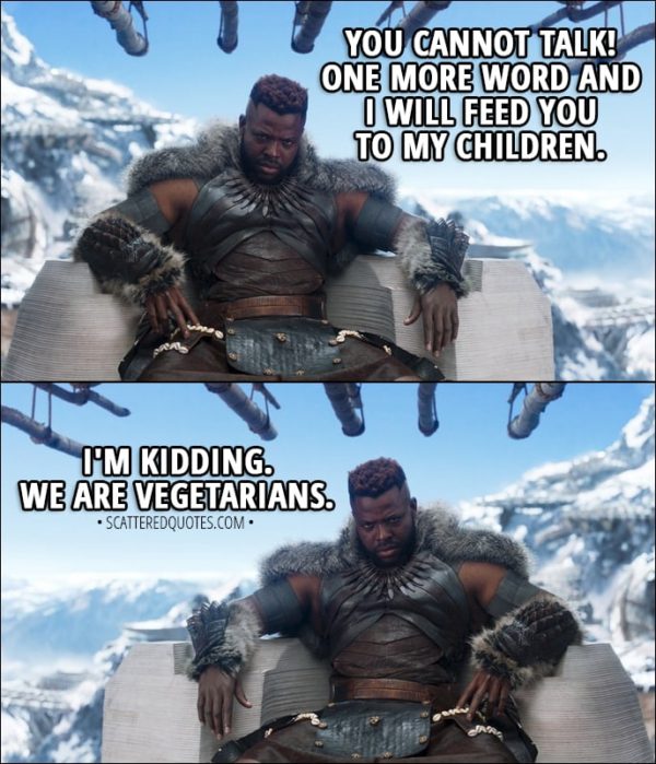 Best 'M'Baku' Quotes | Scattered Quotes