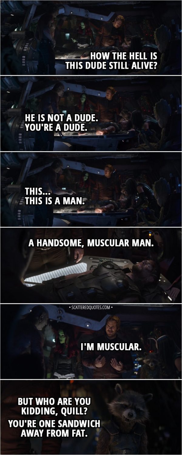 10+ Best 'Peter Quill (Star-Lord)' Quotes | Scattered Quotes