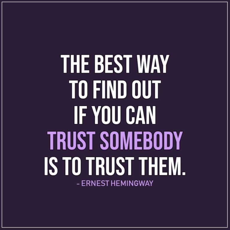 20+ Best 'Trust' Quotes & Sayings | Scattered Quotes