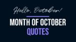 October Quotes: Wishes, Sayings, and Poems (with Images) | Scattered Quotes
