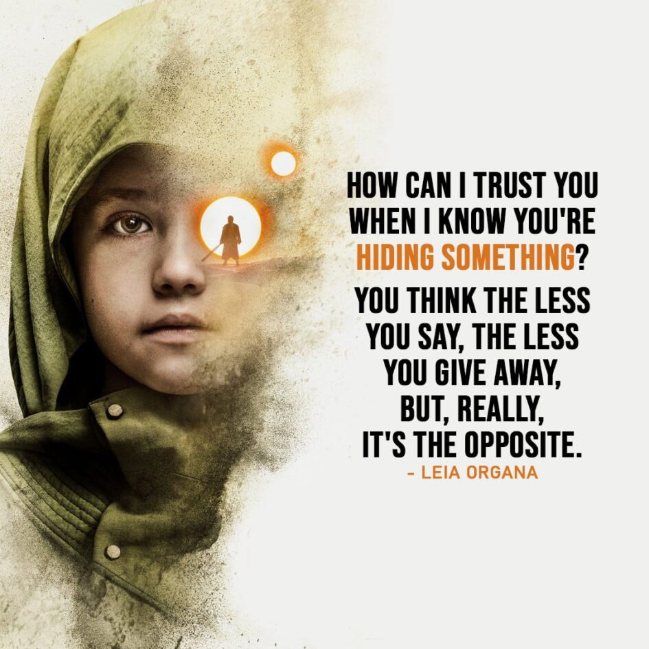 You think the less you say, the less you give away... | Scattered Quotes