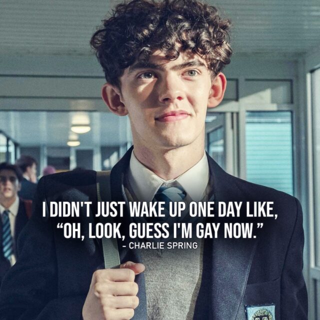 Wake up one day like, "Oh, look, guess I'm gay now." | Scattered Quotes