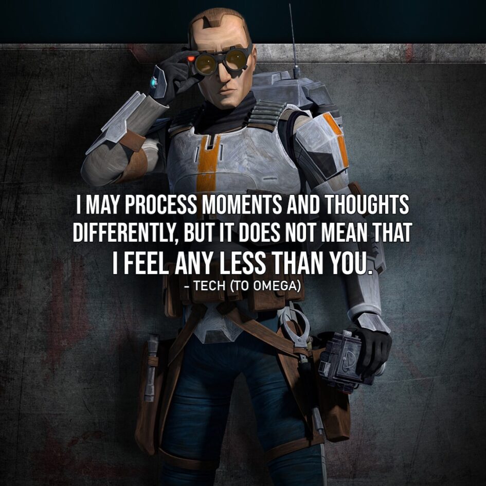 Top 10 Unforgettable Quotes by Tech from The Bad Batch | Scattered Quotes