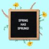 Hello Spring! Letter Board Quotes, Messages & Ideas | Scattered Quotes