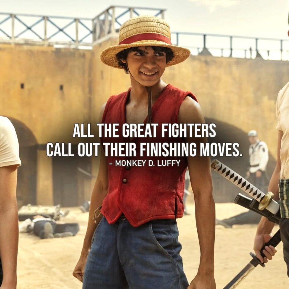 All great fighters call out their finishing moves. | Scattered Quotes