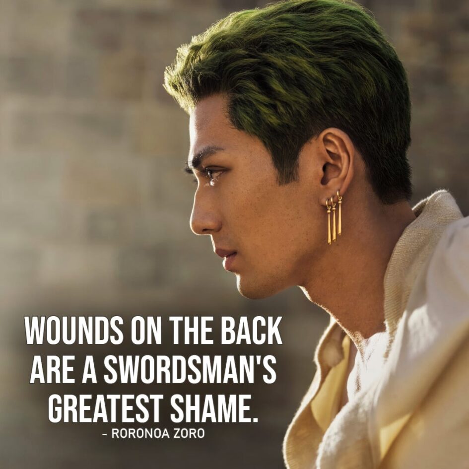 Wounds on the back are a swordsman's greatest shame. | Scattered Quotes