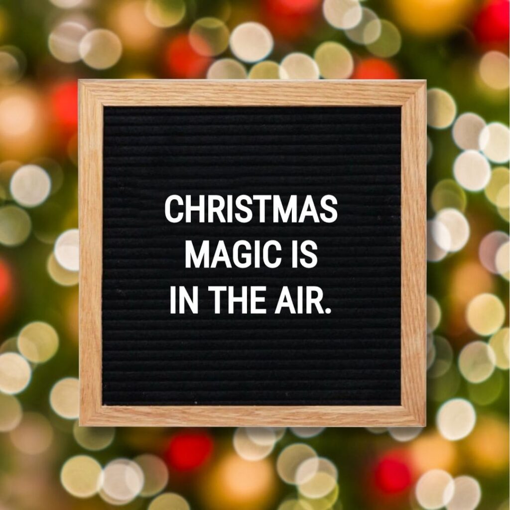 Merry Christmas! Letter Board Quotes, Messages & Ideas | Scattered Quotes