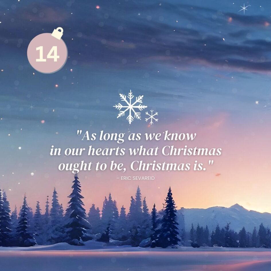 24 Beautiful Christmas Quotes Hidden in an Advent Calendar | Scattered ...