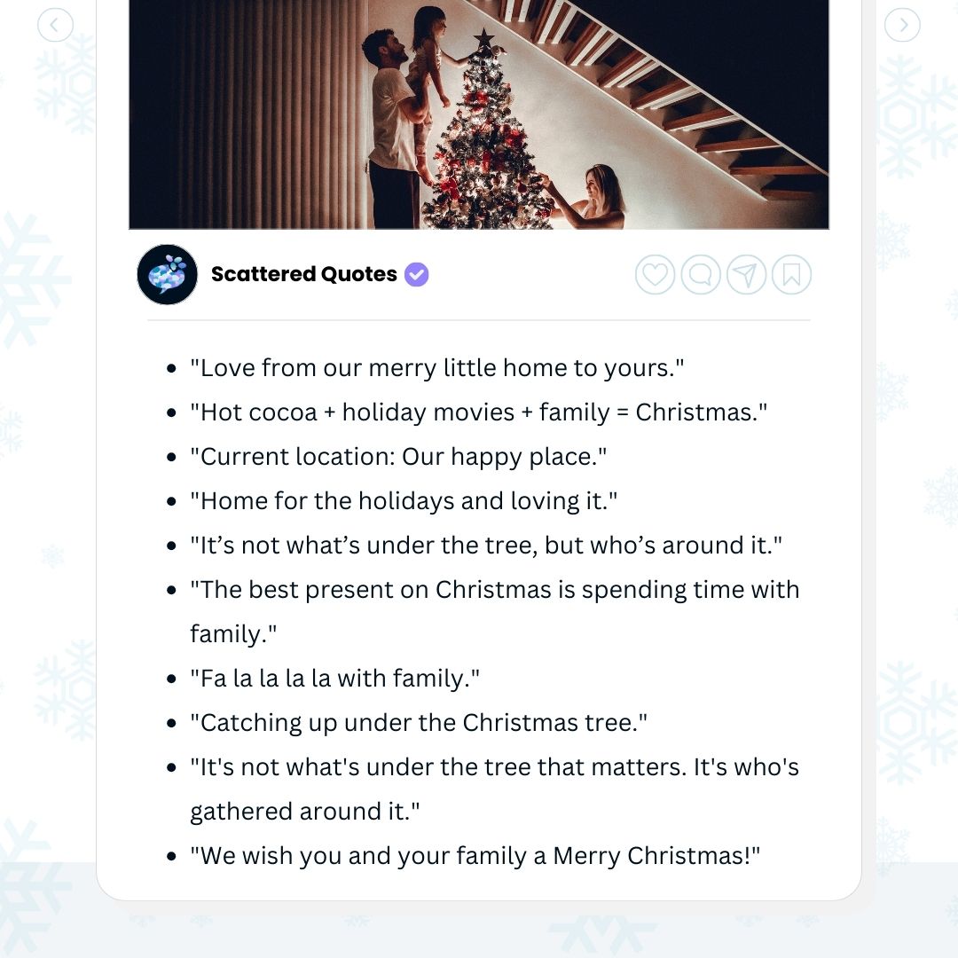 Christmas Captions and Short Quotes for Your Social Media Posts ...