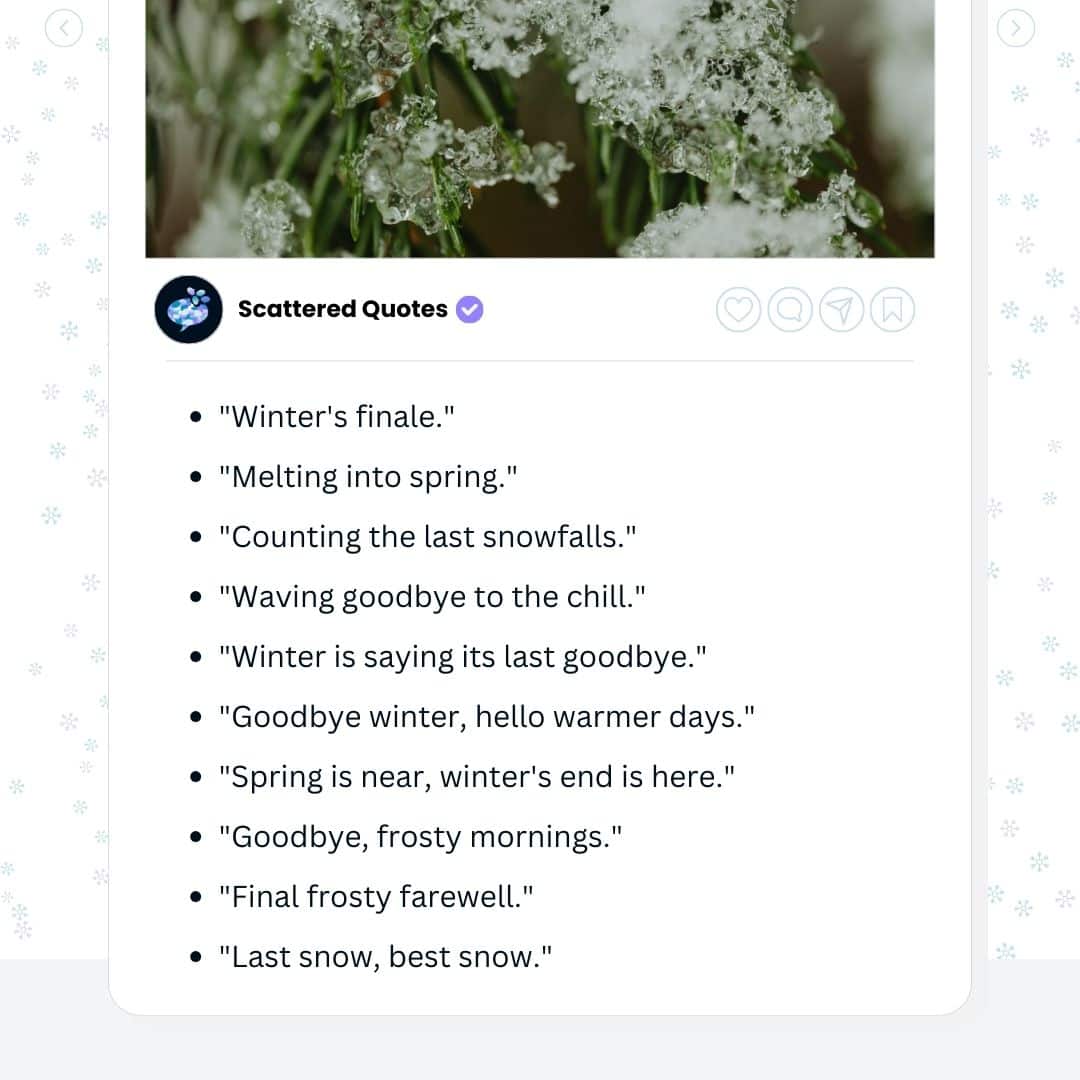 Winter Captions and Short Quotes for Your Social Media Posts ...